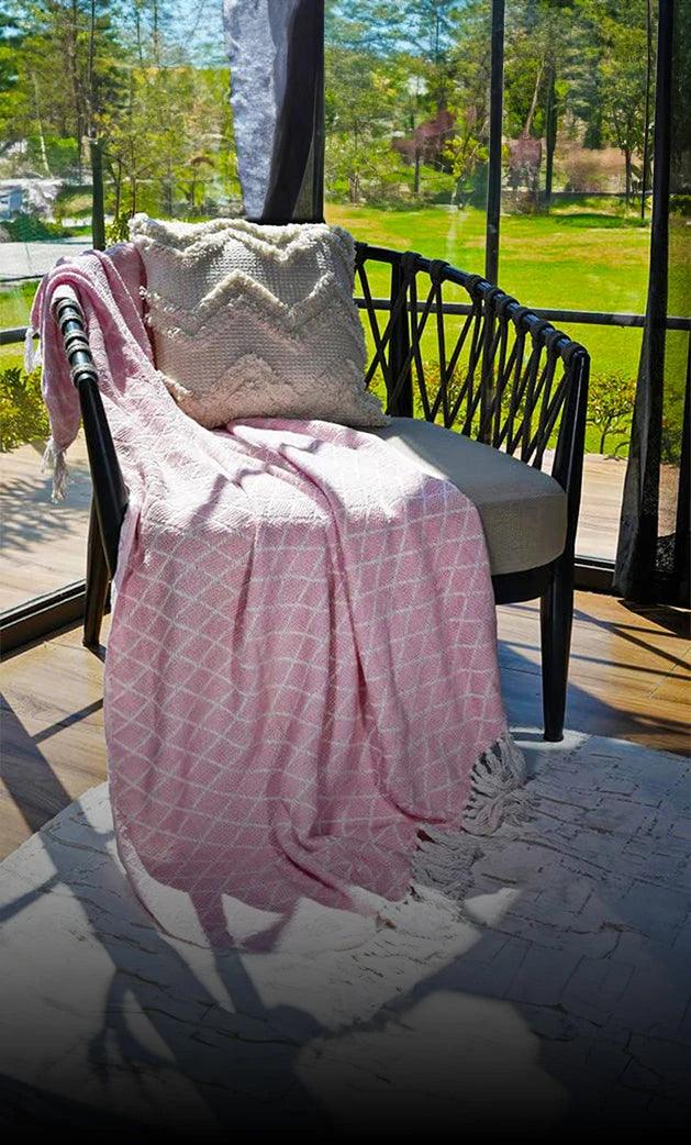 Shop Premium & Stylish Cotton Throws Online At Grhamoy