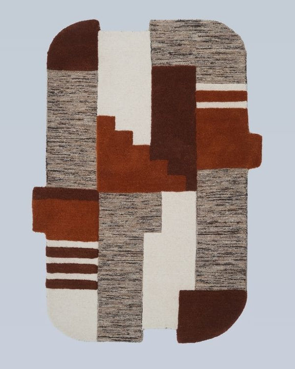 Shaped Carpet | Bauhaus Brick Carpet – Grhamoy
